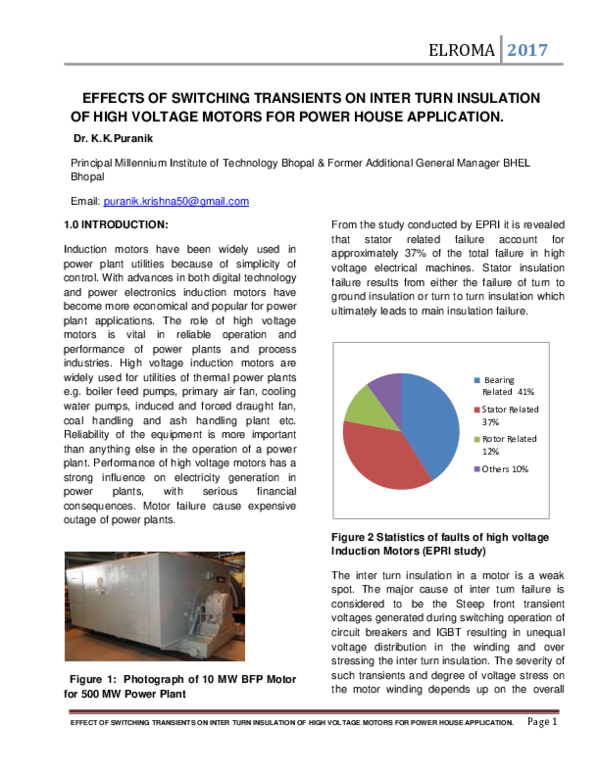 (DOC) EFFECTS OF SWITCHING TRANSIENTS ON INTER TURN INSULATION OF HIGH ...