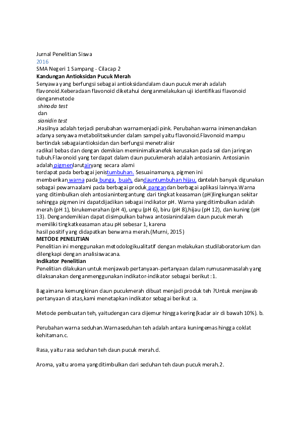 (DOC) Jurnal Penelitian Siswa | Richa Amalia - Academia.edu