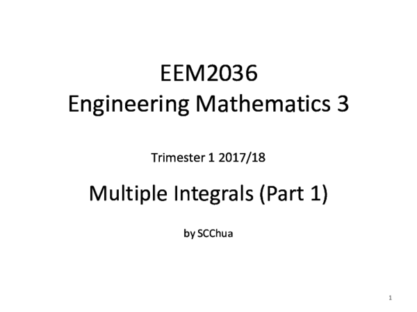 (PPT) Multiple integrals