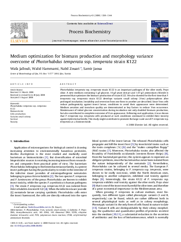 (PDF) Medium optimization for biomass production and morphology variance overcome of ...