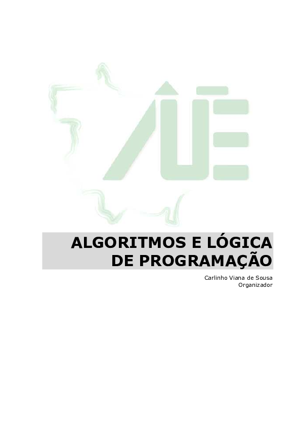 (PDF) ALGORITMOS E LÓGICA DE PROGRAMAÇÃO