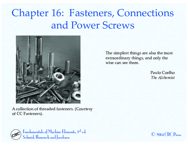 (PDF) Fastening and Power Screws Chapter Outline | Leni Sánchez ...