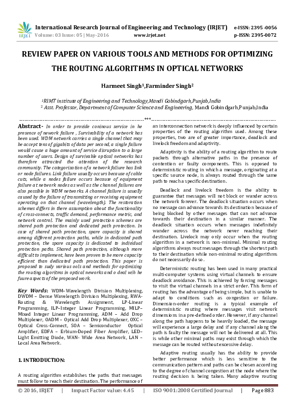 (PDF) REVIEW PAPER ON VARIOUS TOOLS AND METHODS FOR OPTIMIZING THE ...