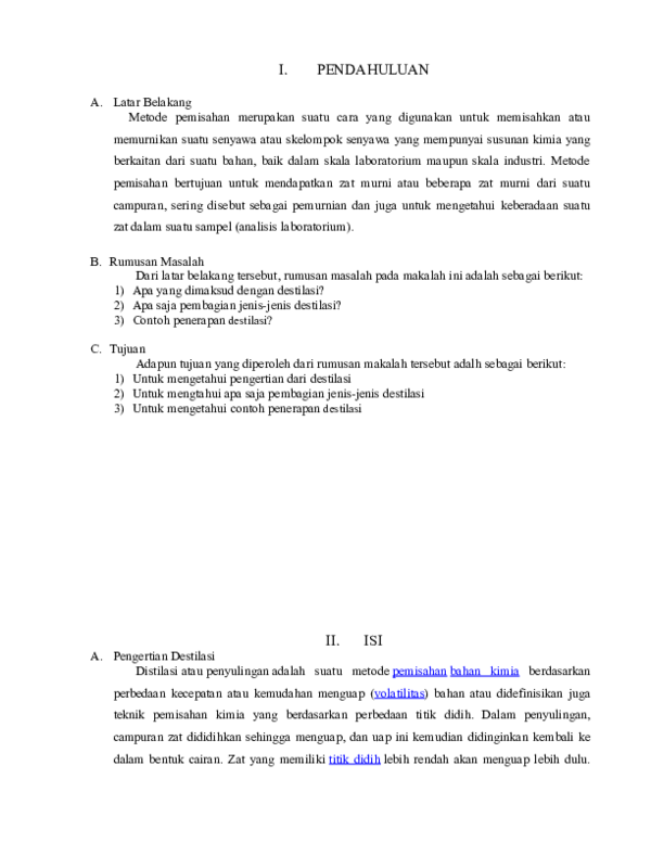 (PDF) DESTILASI DAN EKSTRAKSI | Soni Afriansyah - Academia.edu