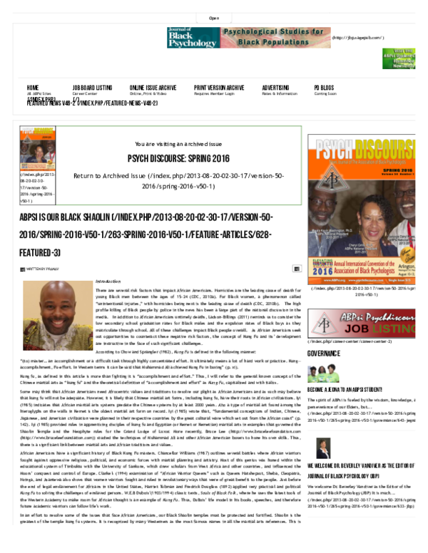 (PDF) ABPsi is our Black Shaolin