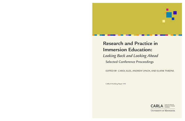Pdf Integrating Language And Content In Immersion Classrooms