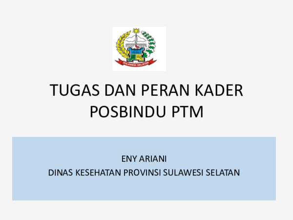 (PPT) Pengukuran FR PTM dan Pencatatan Pelaporan Posbindu