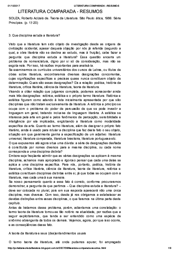 (PDF) LITERATURA COMPARADA RESUMOS | KRATOS GREGO - Academia.edu