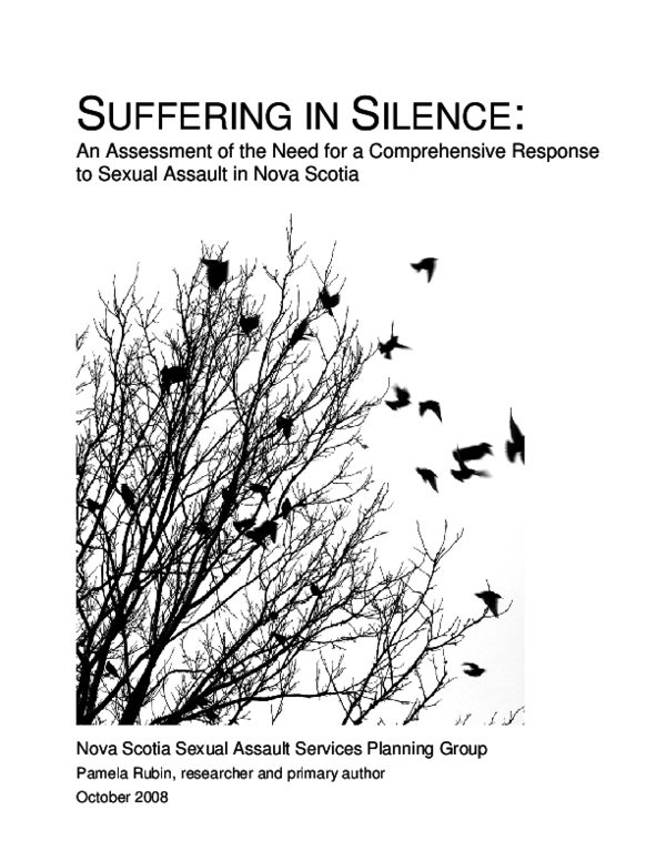 (PDF) SUFFERING IN SILENCE: An Assessment of the Need for a ...