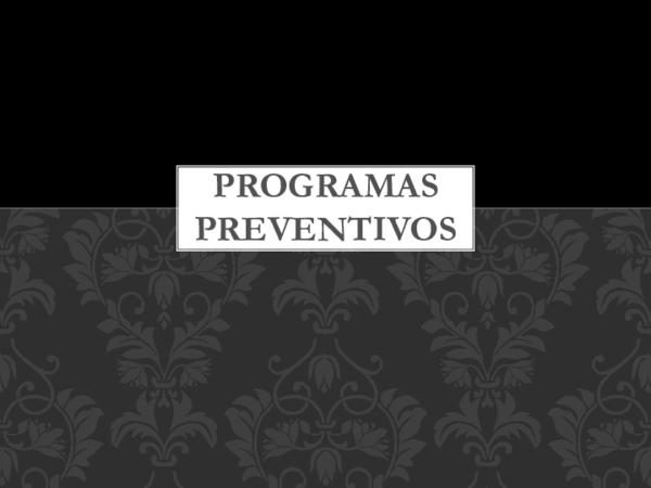 (PPT) PROGRAMAS PREVENTIVOS EN CONJUNTO CON LA PNP