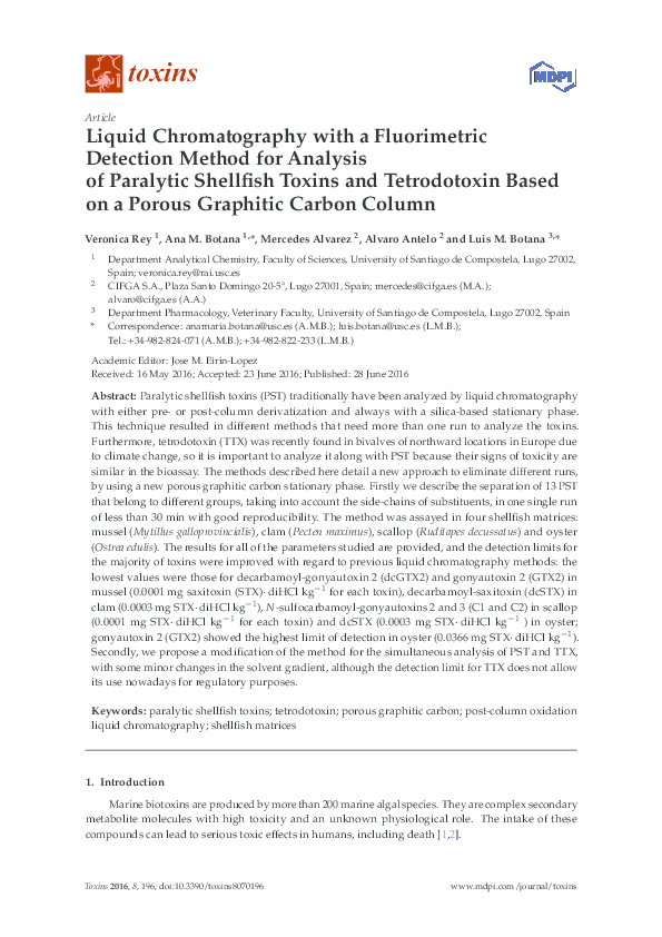 (PDF) Liquid chromatography with fluorimetric detection of triorganotin ...