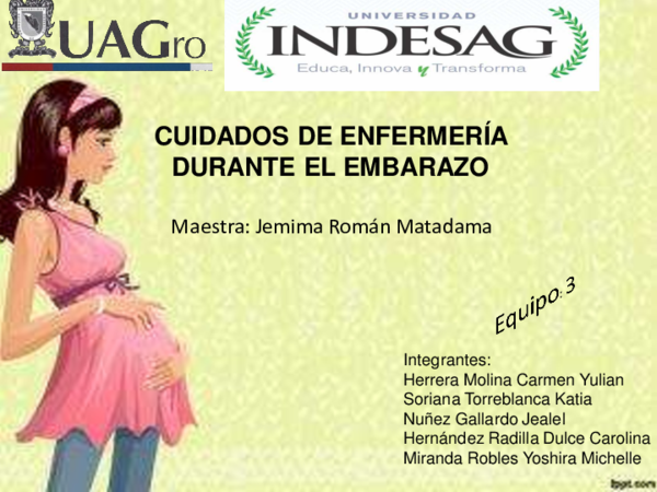 (PDF) CUIDADOS DE ENFERMERÍA DURANTE EL EMBARAZO