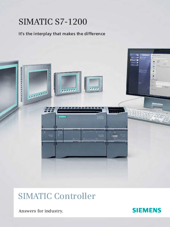 (PDF) SIMATIC Controller Answers for industry