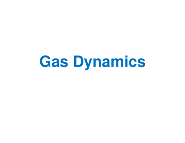 (PDF) Gas Dynamics