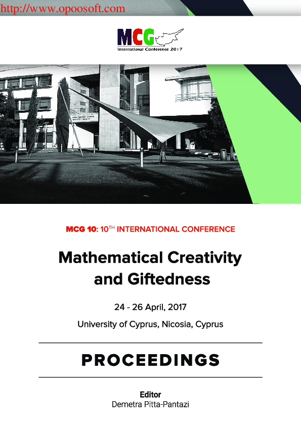 (PDF) DEVELOPING MATHEMATICAL CREATIVITY IN PRE-SCHOOL EDUCATION