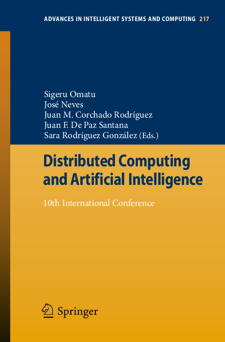 (PDF) Distributed Computing and Artificial Intelligence 10th International Conference
