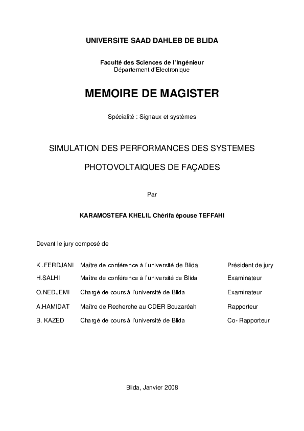 (PDF) UNIVERSITE SAAD DAHLEB DE BLIDA
