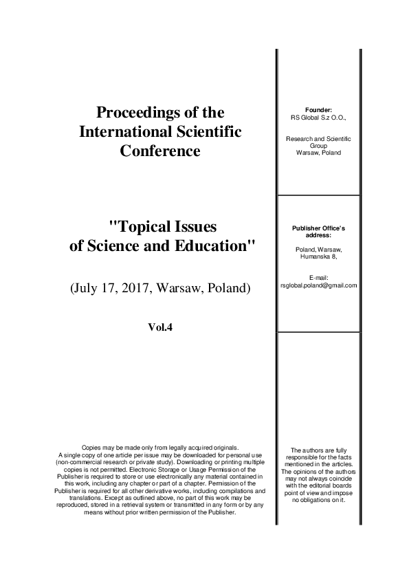 (PDF) Proceedings of the International Scientific Conference "Topical ...
