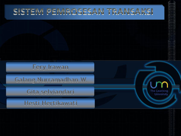 (PPT) Ppt sistem pemrosesan transaksi