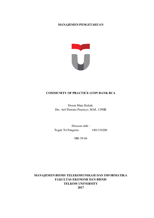 (DOC) Community of Practice BANK BCA.docx