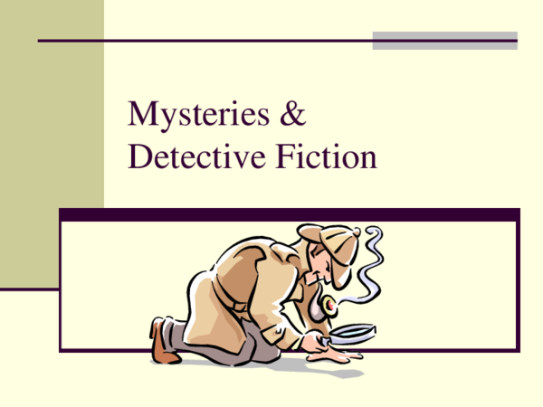(PPT) lec 14 Detective Fiction.ppt