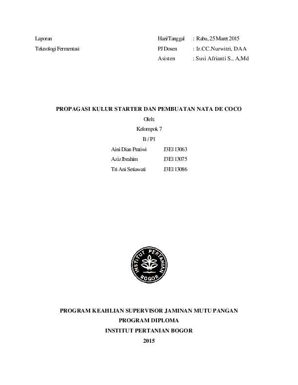 (DOC) LAPORAN PEMBUATAN NATA DE COCO.docx
