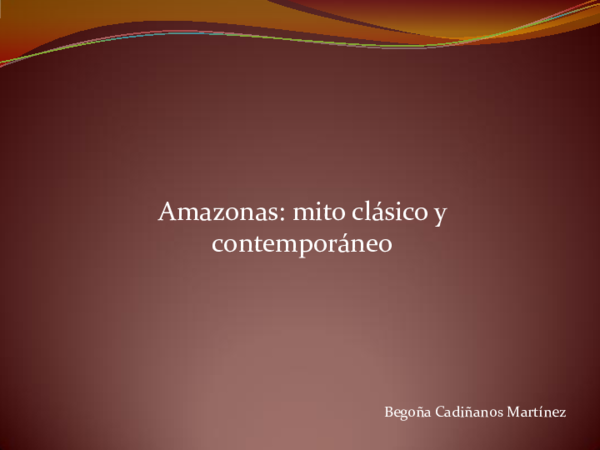 (PDF) Amazonas: mito clásico y contemporáneo