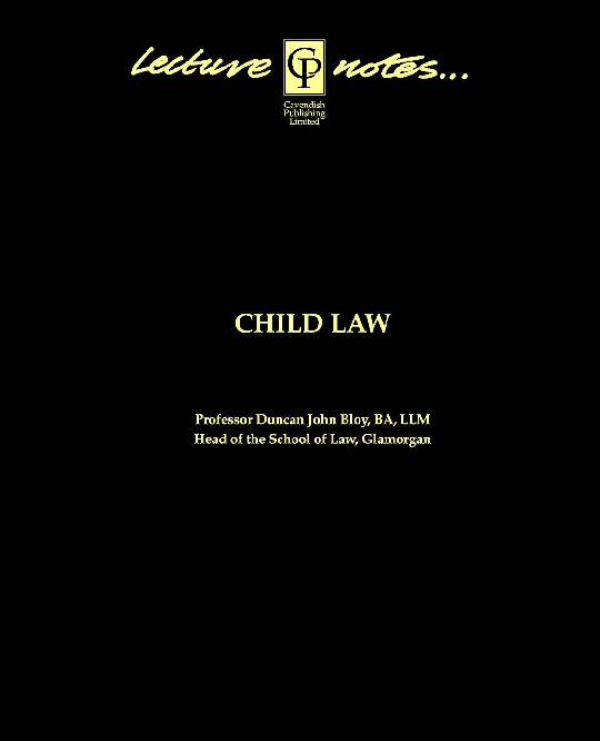 (PDF) Child Law