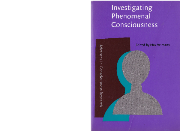 (PDF) Investigating Phenomenal Consciousness: New methodologies and maps
