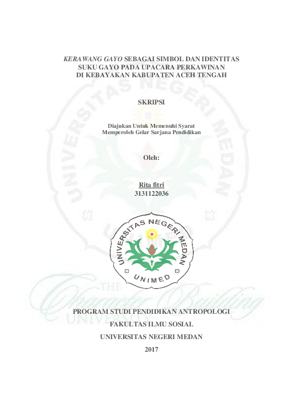 (PDF) KERAWANG GAYO SEBAGAI SIMBOL DAN IDENTITAS SUKU GAYO PADA UPACARA ...