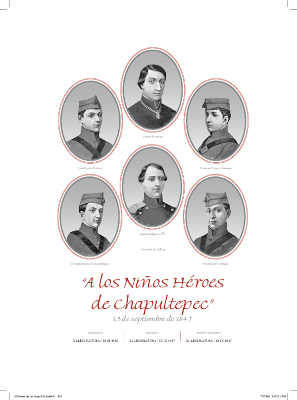 (PDF) " A los N ños Héroes de Chapultepec " 13 de septiembre de 1847