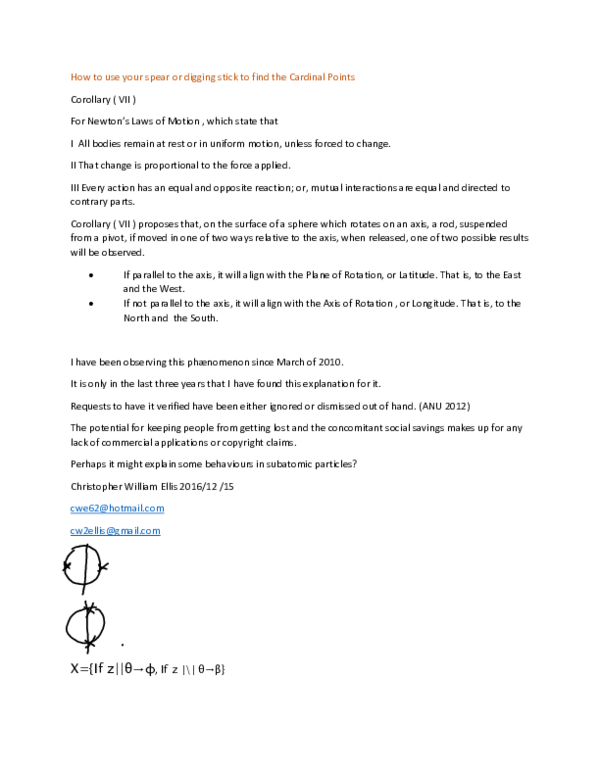 (DOC) corollary VII.docx | Christopher W Ellis - Academia.edu