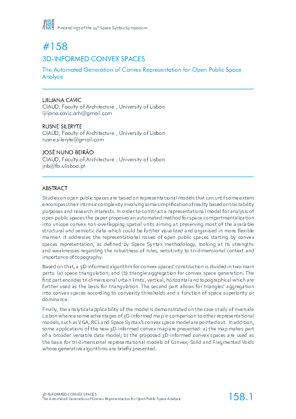 Pdf 3d Informed Convex Spaces The Automated Generation Of Convex