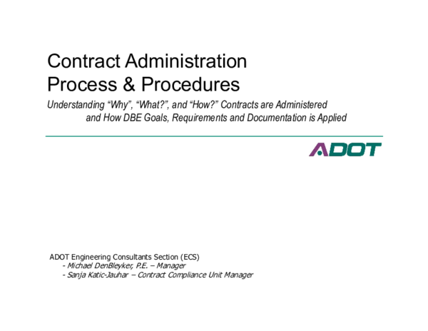 (PDF) Administrative Contract ecs