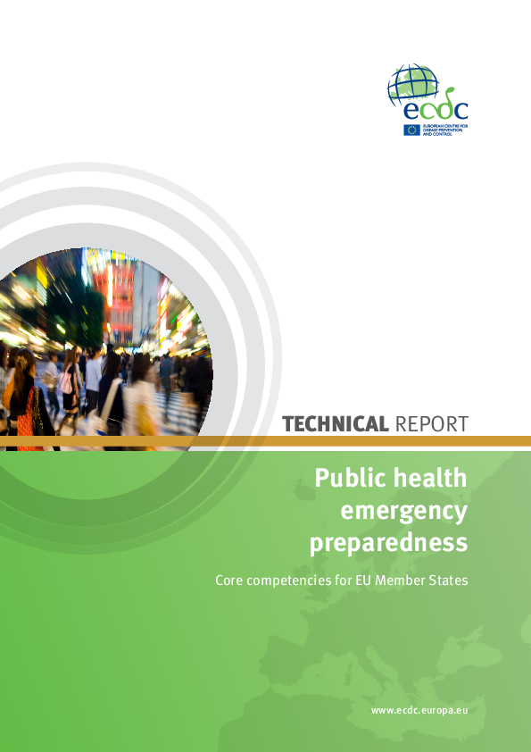 (PDF) Public health emergency preparedness Core competencies for EU ...