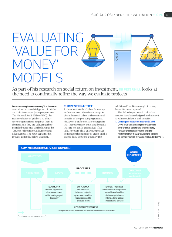 methods used to achieve value for money