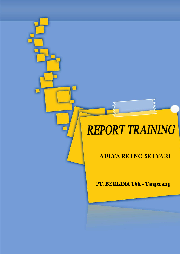(PDF) Report Training Kerja