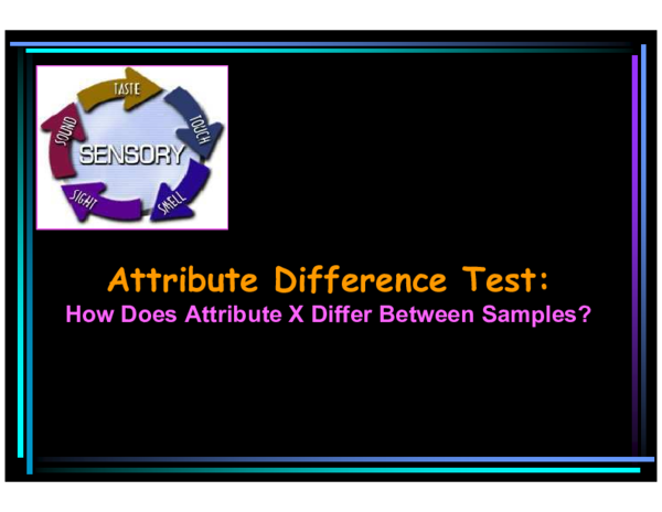 (PDF) Attribute Difference Test: Attribute Difference Test: How Does ...