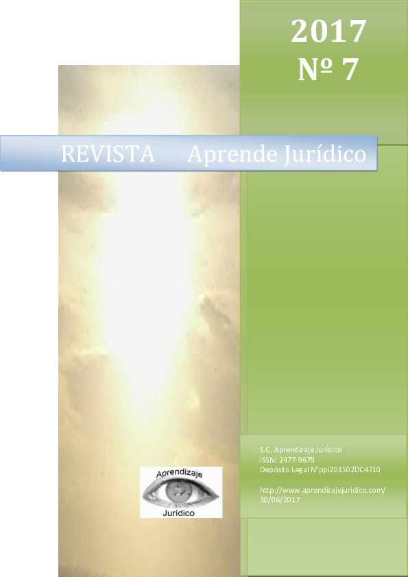 (PDF) REVISTA APRENDE JURIDICO 2017 Nº 7
