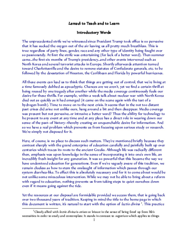 Lamad: to Teach and to Learn