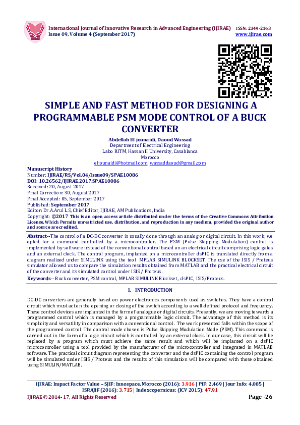 (PDF) SIMPLE AND FAST METHOD FOR DESIGNING A PROGRAMMABLE PSM MODE ...