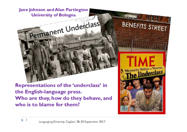 (PDF) Representations of the ‘underclass’ in the English-language press ...