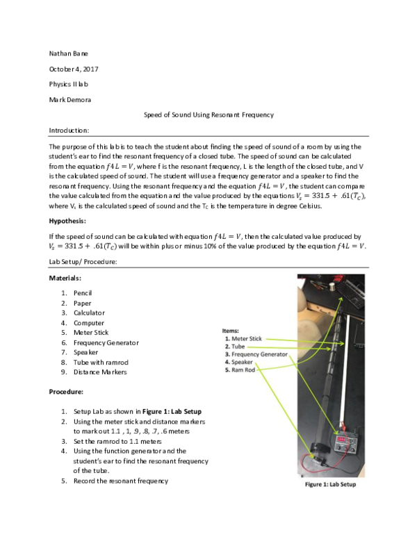 (DOC) Physics II lab