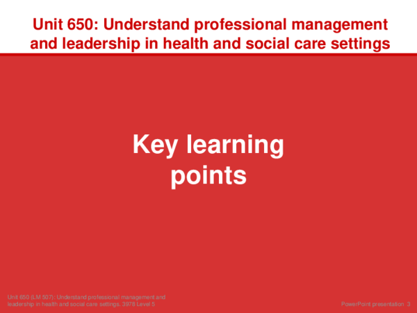 (PPT) Ppt3 Key learning points