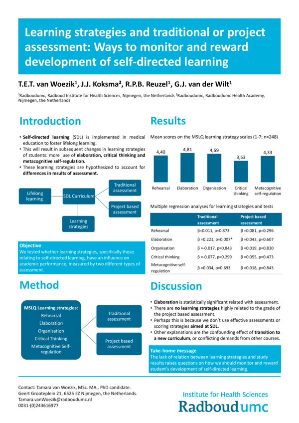 (PDF) Poster presentation AMEE 2017