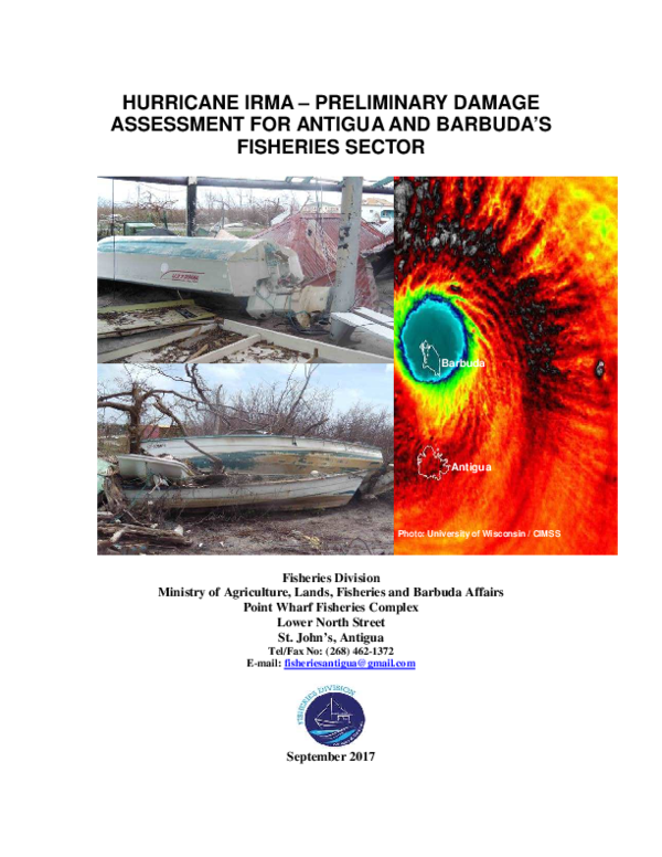 (PDF) Hurricane Irma – Preliminary Damage Assessment for Antigua and ...