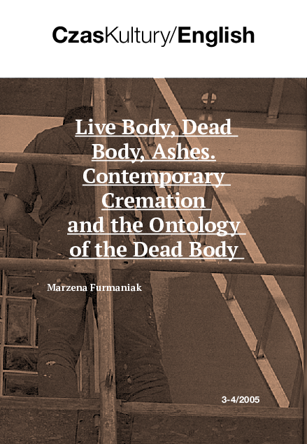 (PDF) Live Body, Dead Body, Ashes. Contemporary Cremation and the ...