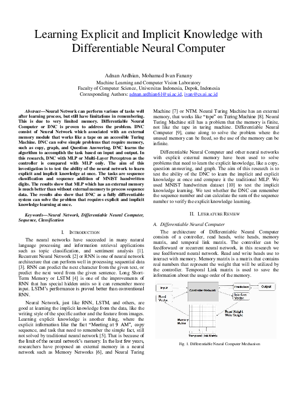 (PDF) Learning Explicit and Implicit Knowledge with Differentiable ... (PDF) Learning Explicit and Implicit Knowledge with Differentiable ...