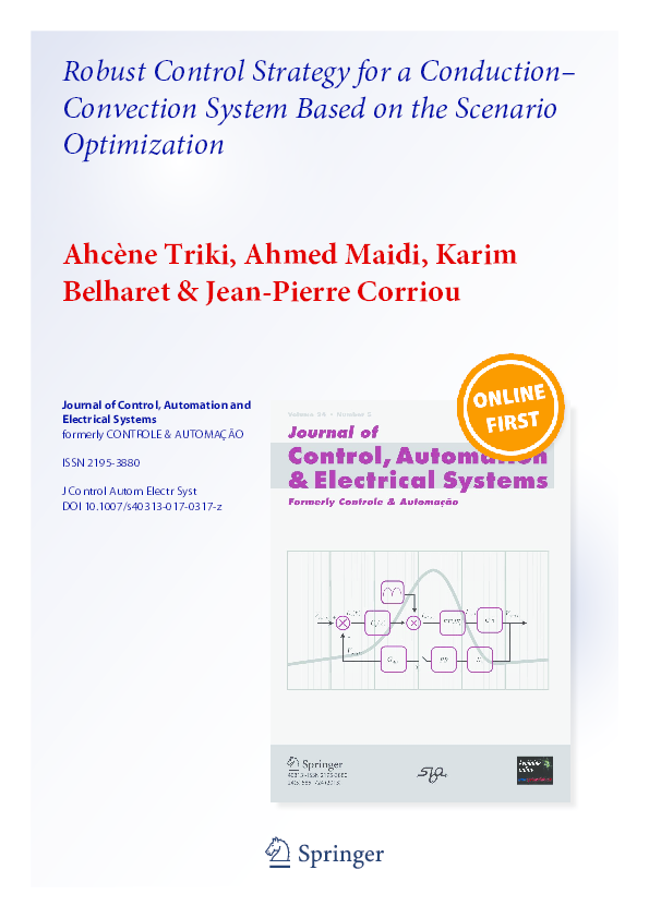 (PDF) Robust Control Strategy for a Conduction– Convection System Based on the Scenario Optimization