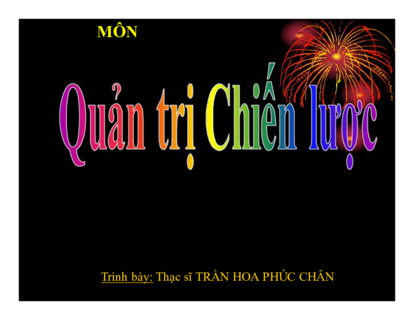 (PDF) Bai giang mon quan tri chien luoc